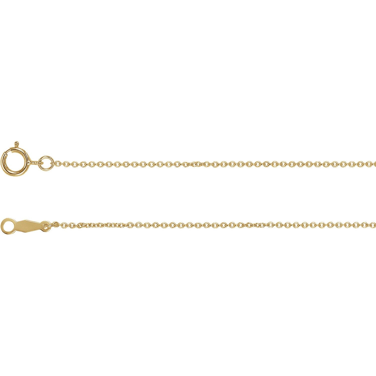 Dainty but Strong Mini Gold Chain – Emma Brooke Jewelry